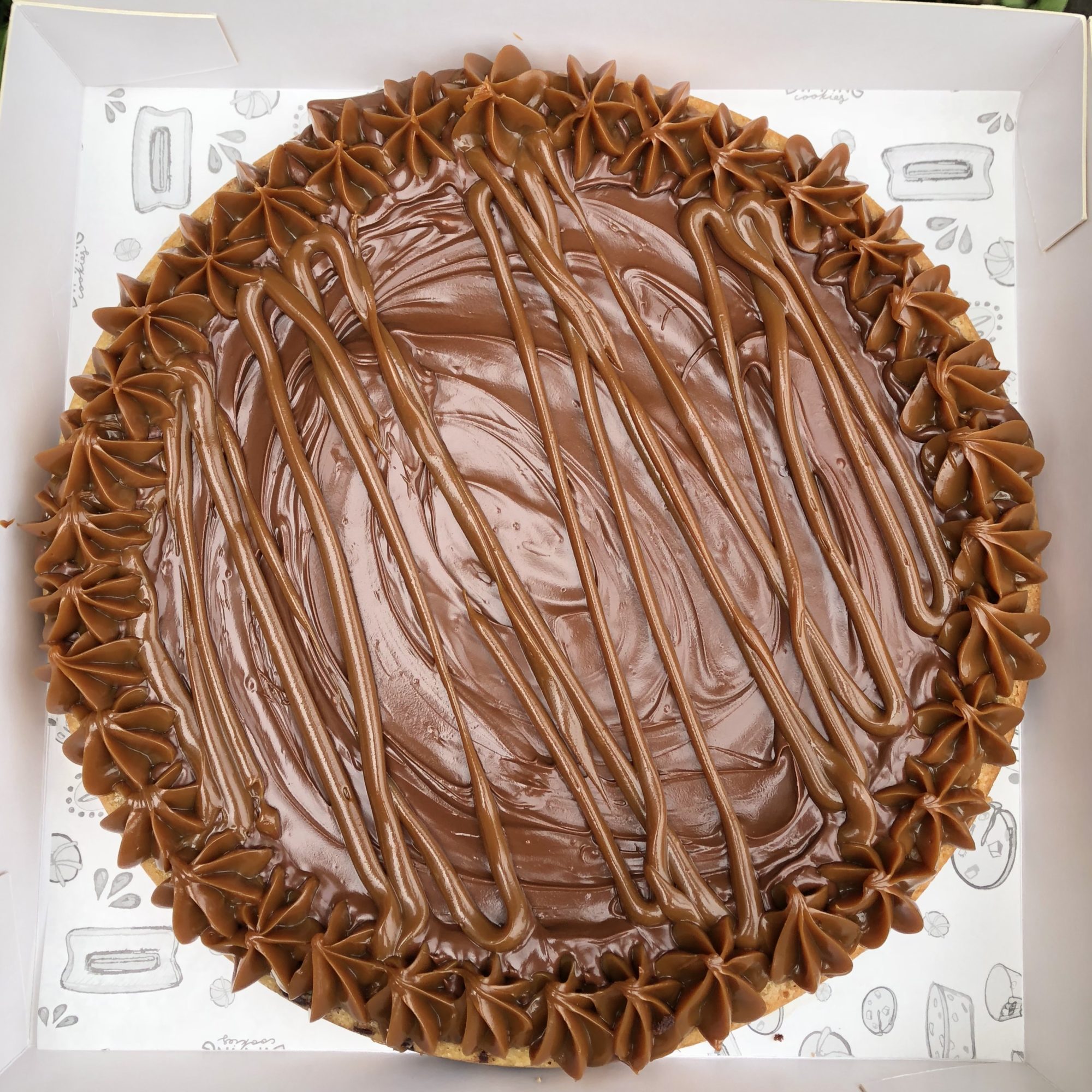 Cookie Cake Nutella y Manjar - DIPPING COOKIES